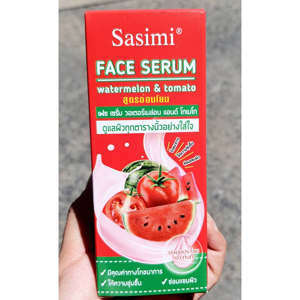 Sasimi Сыворотка для лица Арбуз и помидор 50г / Sasimi Face Serum ...