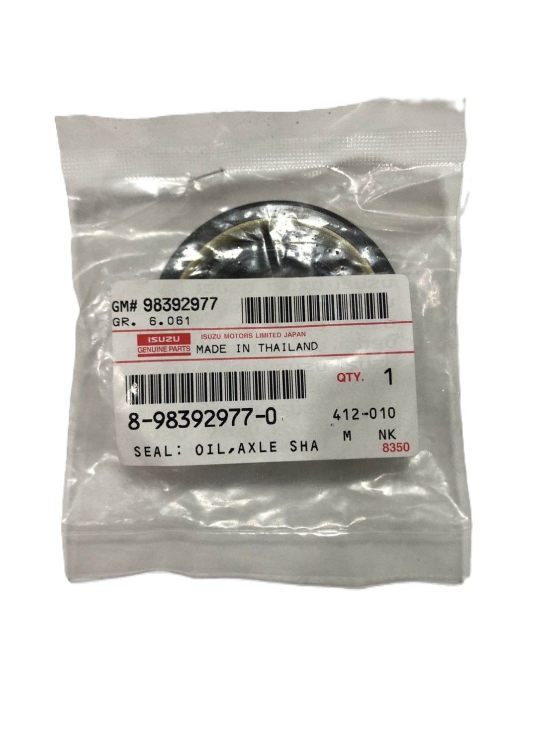 8-98392977-0 Isuzu УПЛОТНЕНИЕ; МАСЛО, ОСЬ/8-98392977-0 Isuzu SEAL; OIL ...